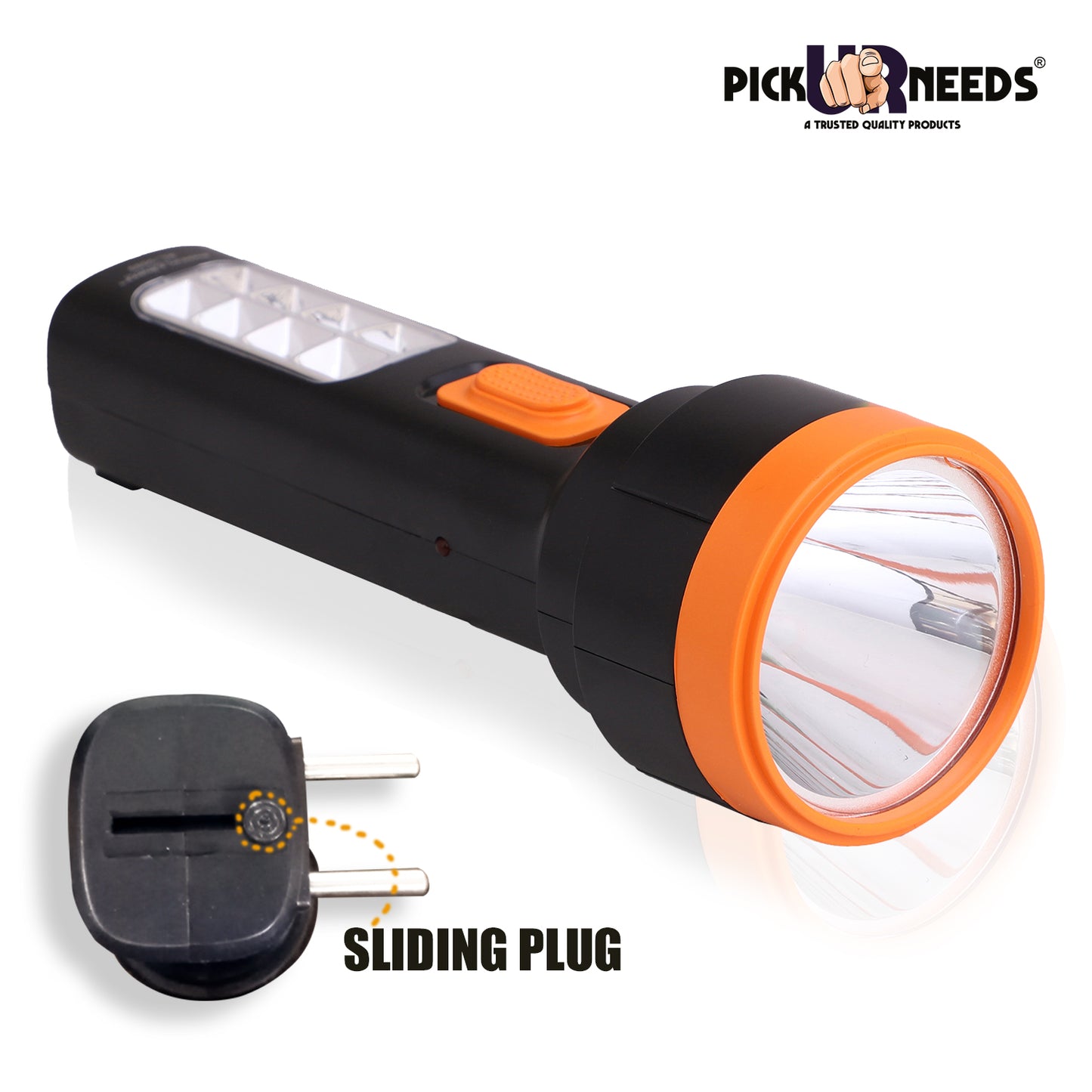Pick Ur Needs Mini Torch 25W + 8 SMD for Emergency Floor Lantern Lamp