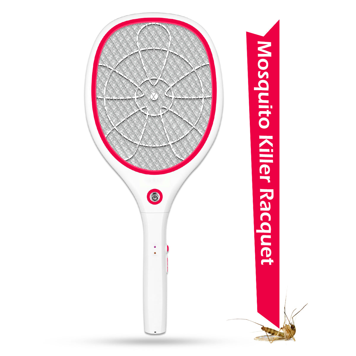 Pick Ur Needs High Quality Mosquito Racket/Bat with Torch with Wire Ch